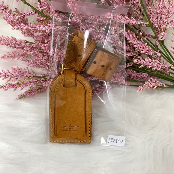 Louis Vuitton | Accessories | 9 Authentic Louis Vuitton Leather Name ...